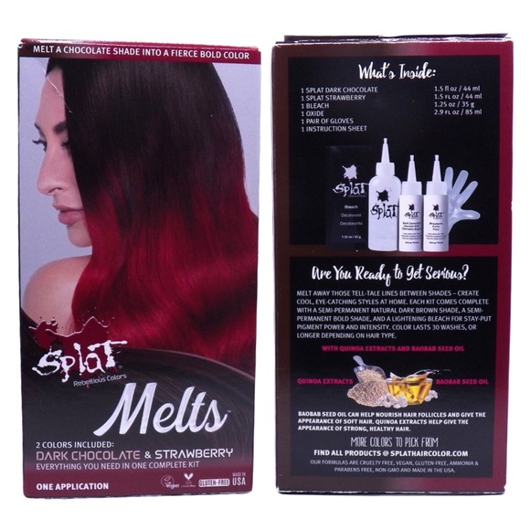Splat | Hair | Splat Melts Dark Chocolate Strawberry Hair Rebellious ...